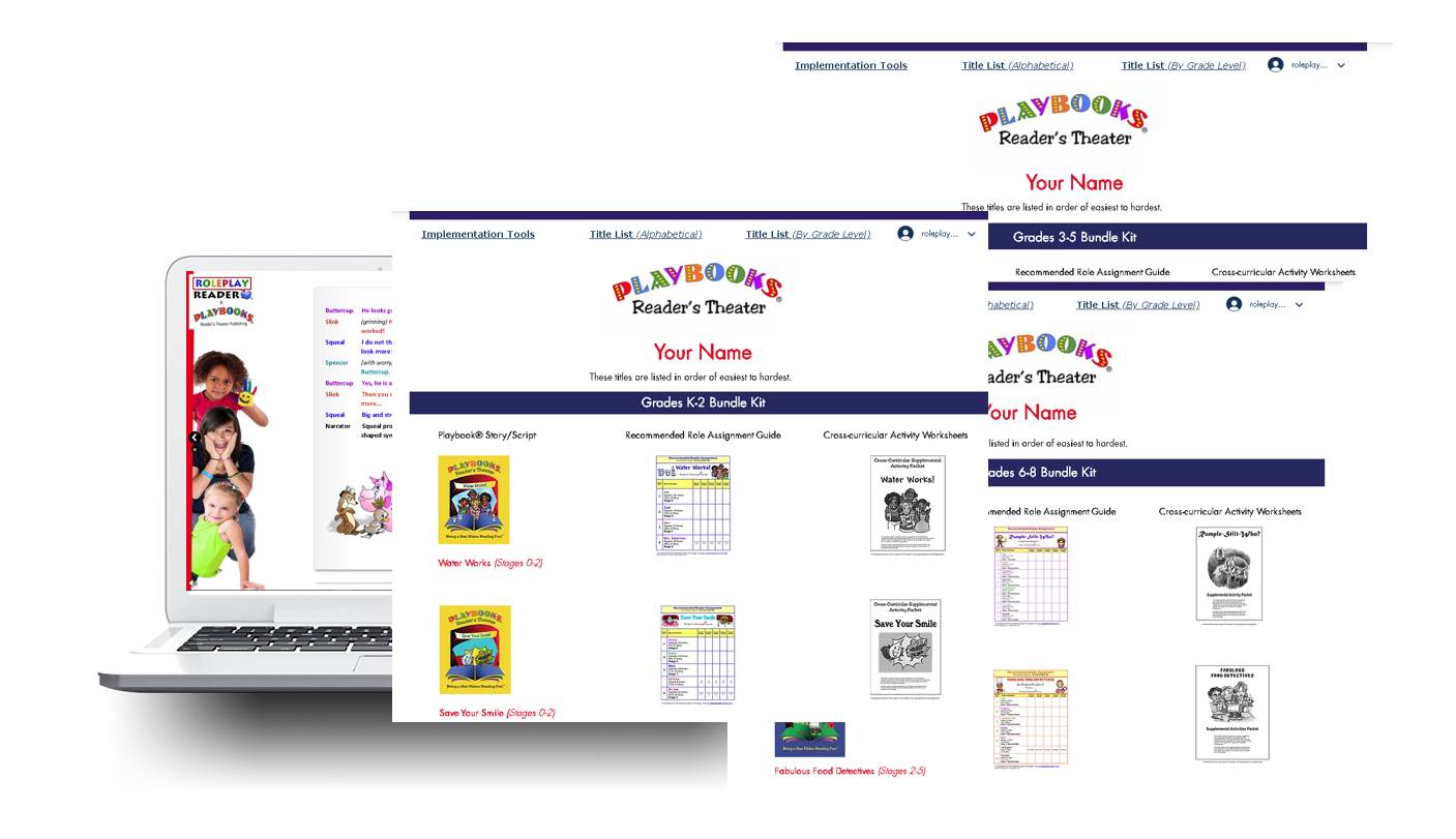 Master Grade Level Kit Bundle for Grades K-8 – Playbooks® Publishing